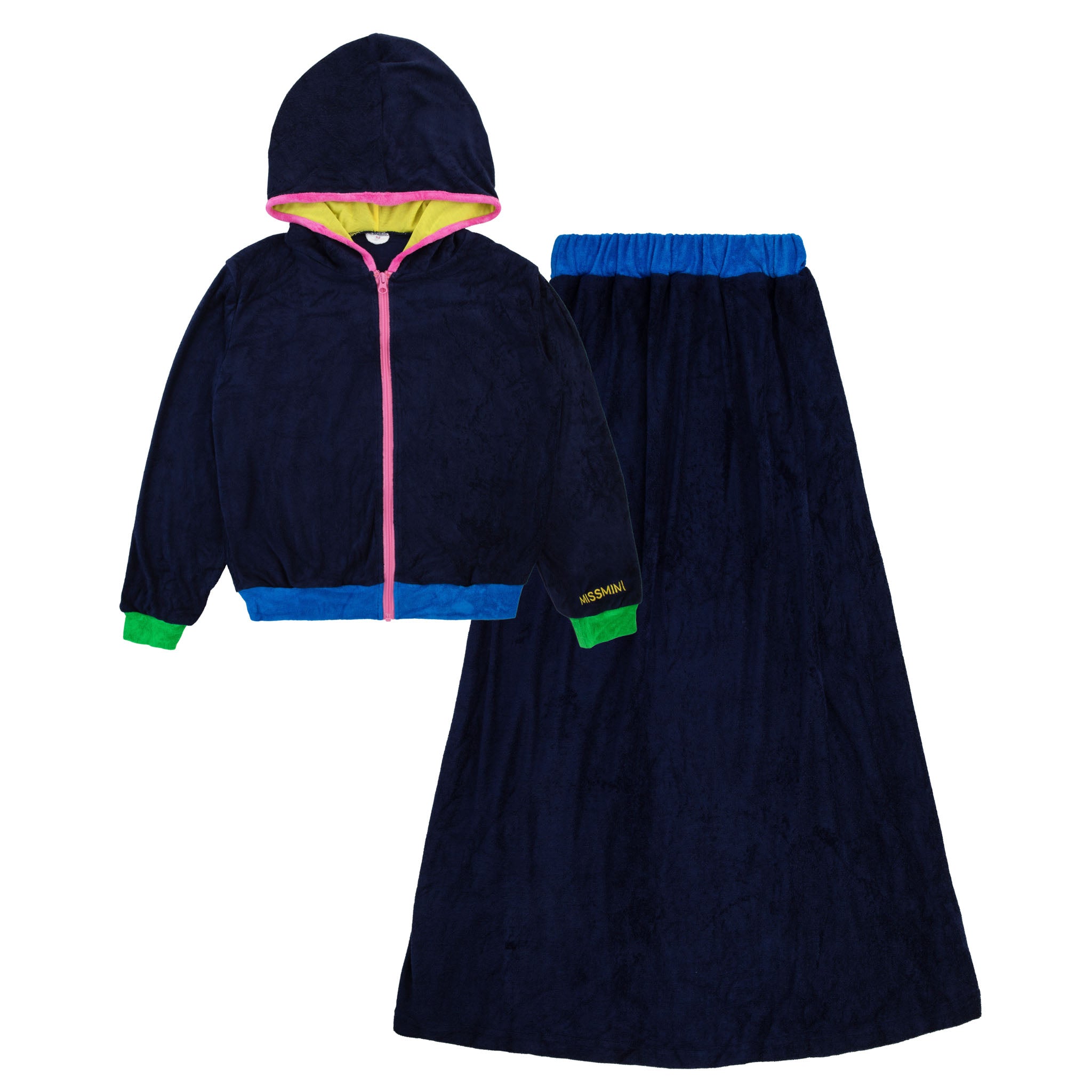 NEON TERRY COVER-UP - TWO PIECE – Miss Mini