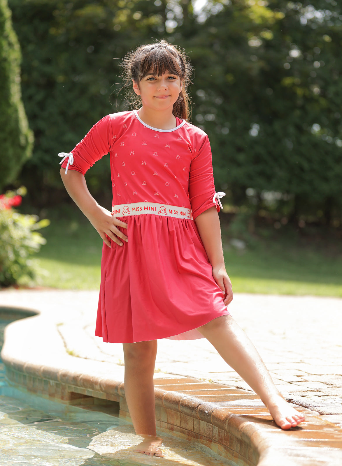 WAVE BEACH DRESS – Miss Mini