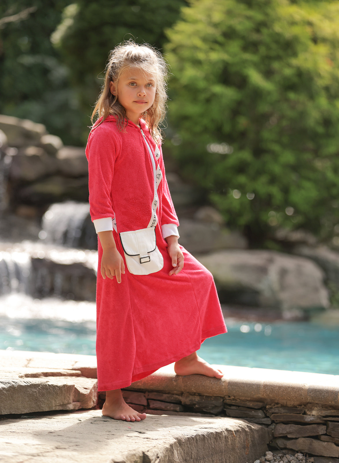 WAVE TERRY COVER-UP - ONE PIECE – Miss Mini