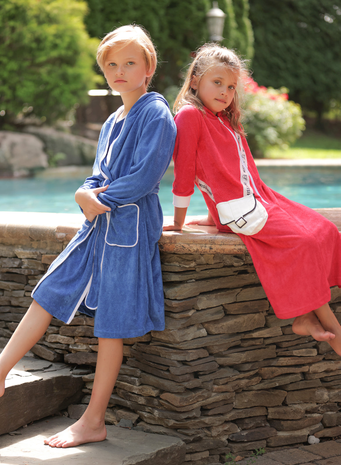 WAVE TERRY COVER-UP - BOYS – Miss Mini